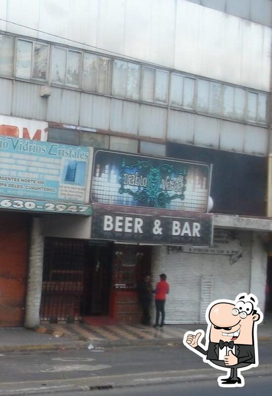 Carta del pub y bar Diablo Verde, Ciudad del México