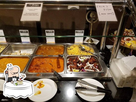 Menu at Priya Indian Cuisine desserts, Chicopee