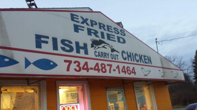 Menu at Express Fish & Chicken restaurant, Ypsilanti Charter Township