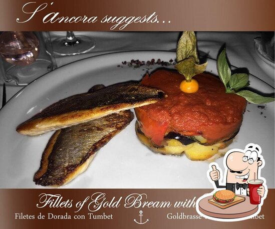 Menu at S'ancora restaurant, Cala D'or