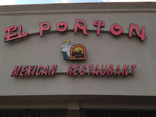 Menu at El Porton Mexican Restaurant, Alpharetta, Jones Bridge Rd