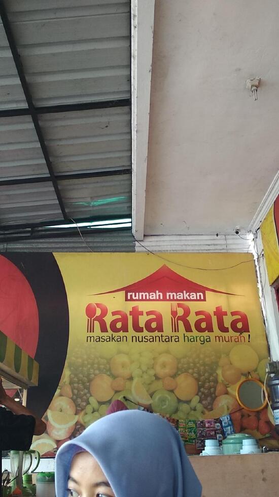 Menu at Rata Rata Restaurant, Yogyakarta