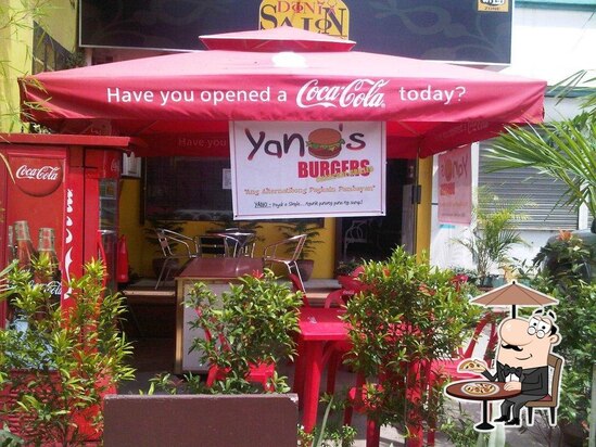 Carta del restaurante Yano's Burger, Dávao