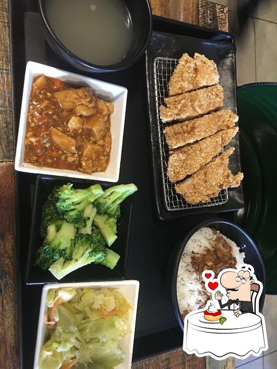 Menu at Neighbours' Cafe 芳鄰小館, New Zealand, 113 Meadowland Dr