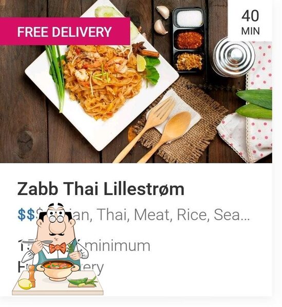 Menu at Zabb Thai Lillestrøm restaurant, Lillestrøm