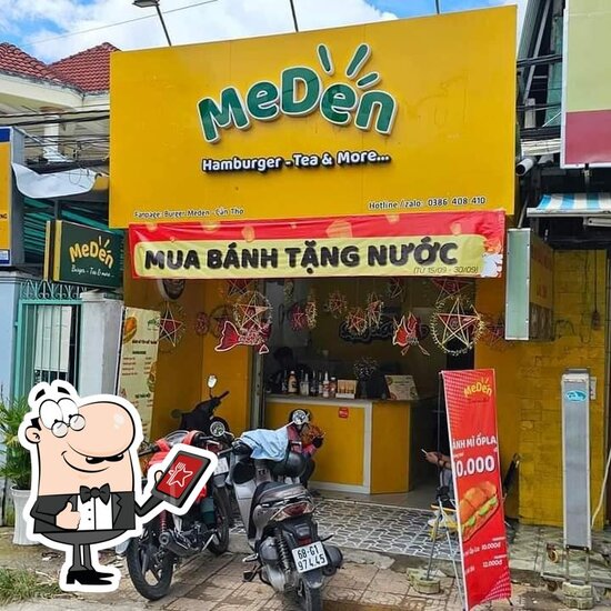 Menu at Hamburger Meden, Can Tho