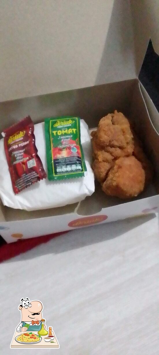 Menu at D'kriuk FriedChicken Puring restaurant, Kaleng