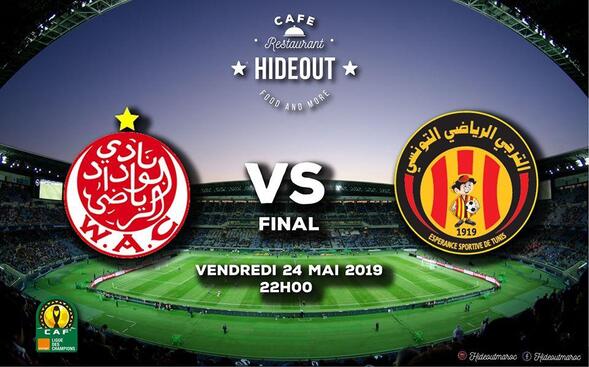 Carta del café Hideout, Casablanca