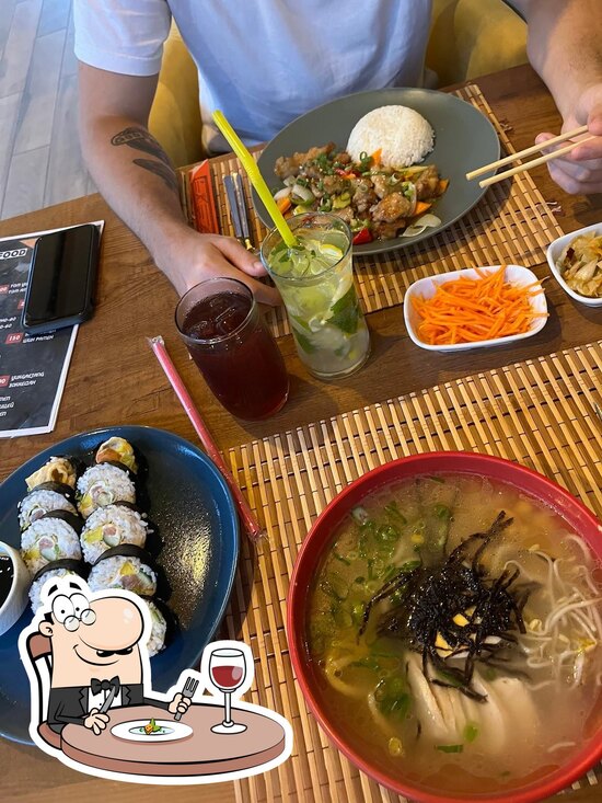 Menu at Kimpo cafe, Antalya