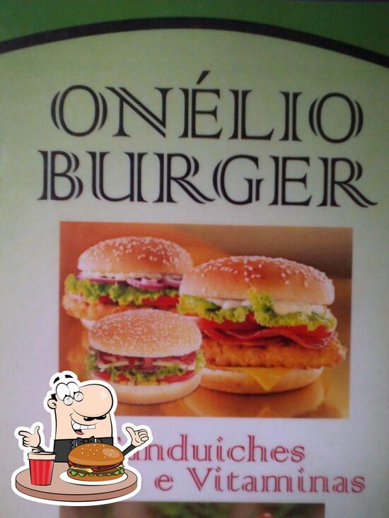 Menu at Onélio Burger, Fortaleza