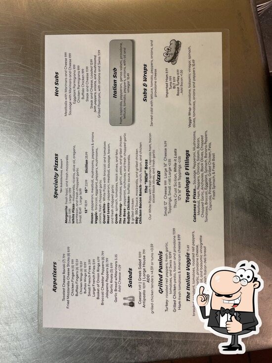 Menu at Enzo’s Pizzeria & Restaurant, Lincoln