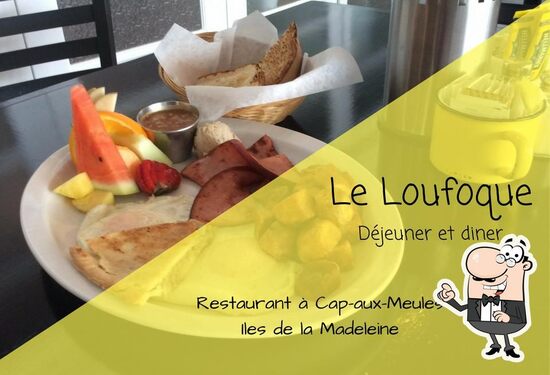 Menu at Le Loufoque restaurant, Cap-aux-Meules