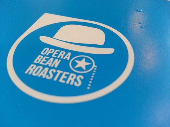 Menu at Opera Bean Roasters cafe, Seoul, 1031-8 Bangbae-dong