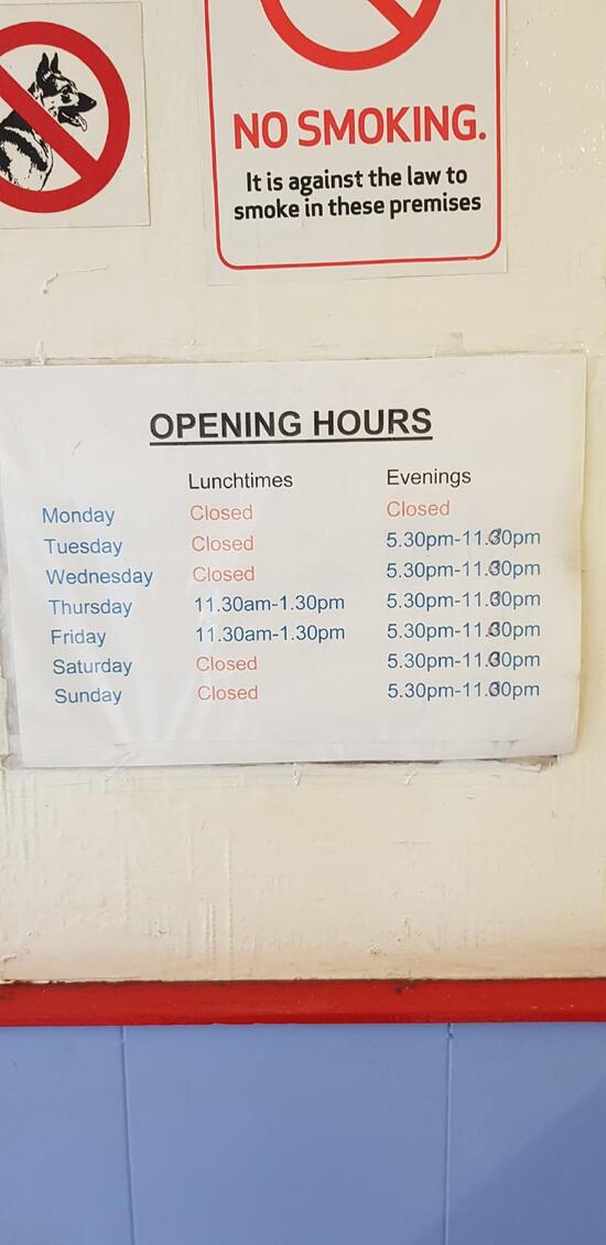 Menu at Silver Pan fast food, Sheffield, 27 Staniforth Rd