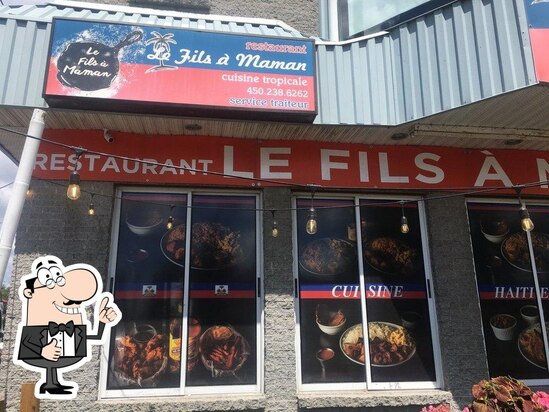 Menu au Fils à Maman Express- Afro Fusion restaurant, Laval