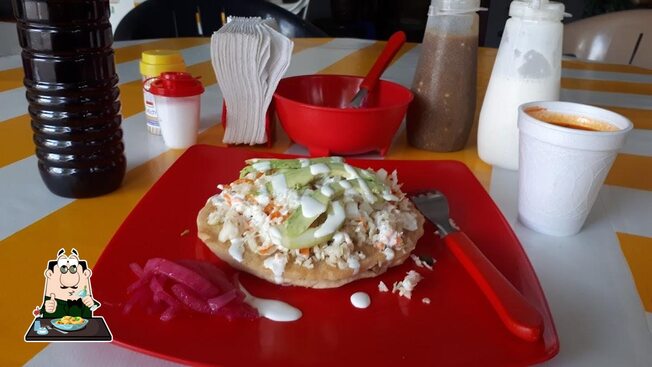 Menu at Pupusas Culichis restaurant, Culiacán