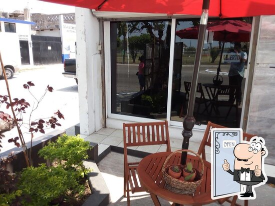 Menu at Morocco Brew cafe, Tampico