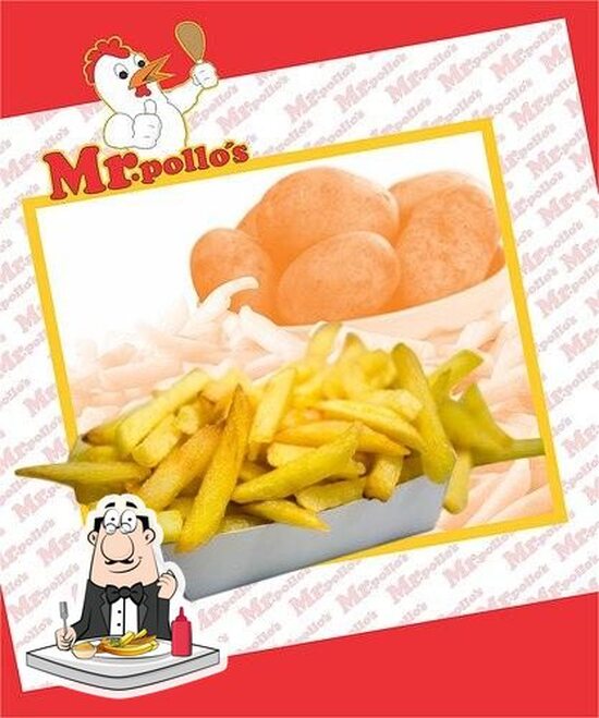 Menu at Mr. pollo's restaurant, Tijuana