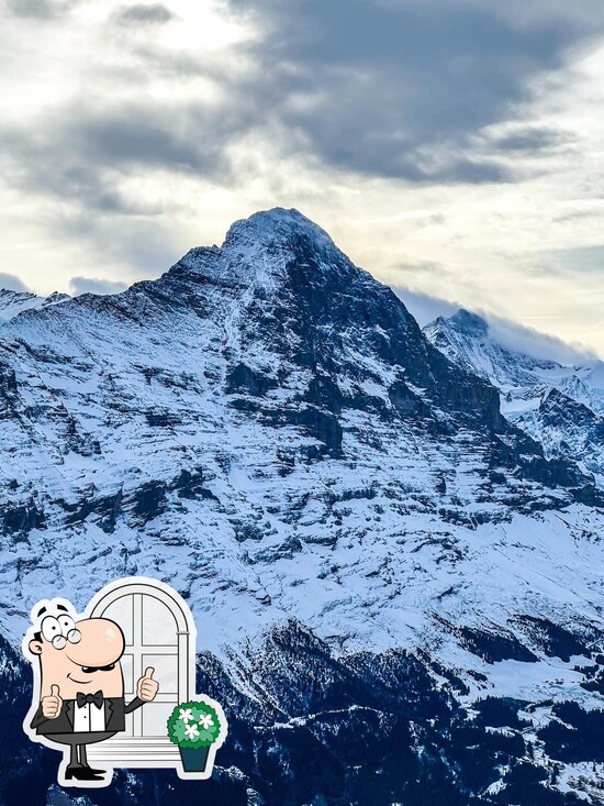 Menu at Anja's Skibar, Grindelwald