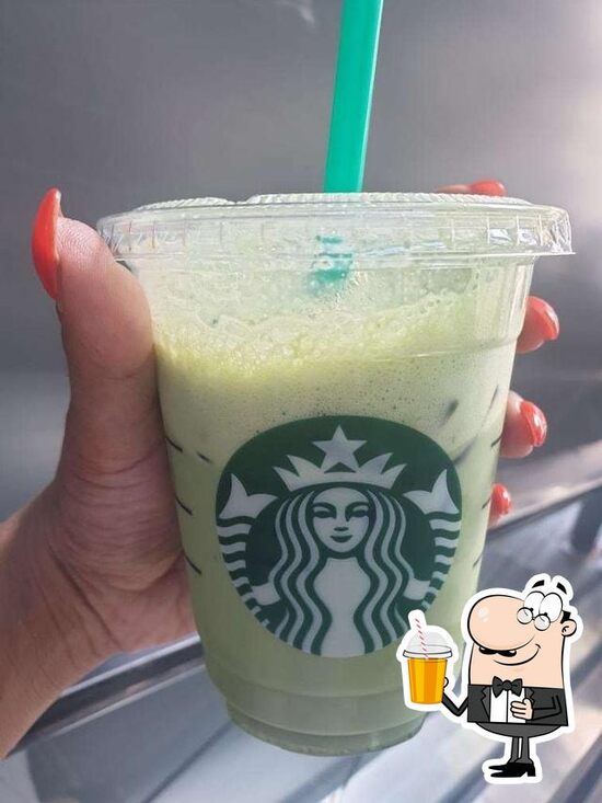 Menu at Starbucks cafe, Melbourne, Shops 201 - 203