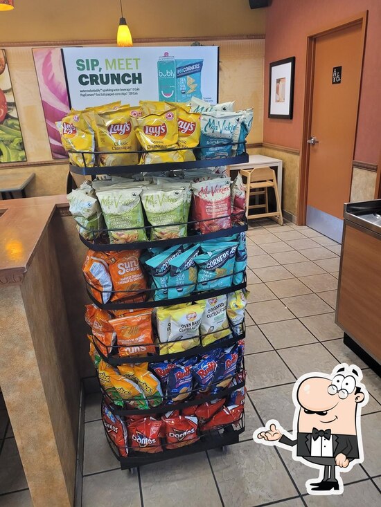 Menu at Subway fast food, Calgary, 15 Ave SW #103