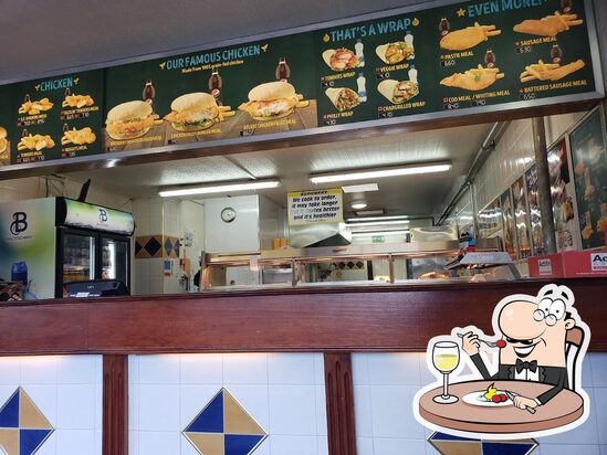 Menu at Superfry, Portstewart fast food, Portstewart