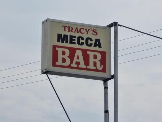 Menu at Tracy's Mecca Bar, Roundup