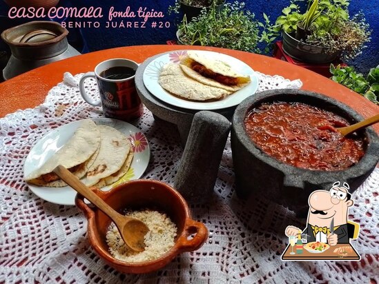 Menu at Casa Comala FONDA Típica restaurant, Comala