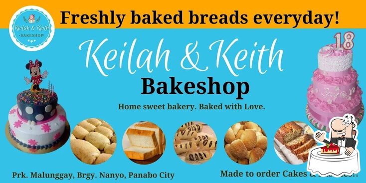 Menu at Keilah & Keith Bakeshop, Panabo