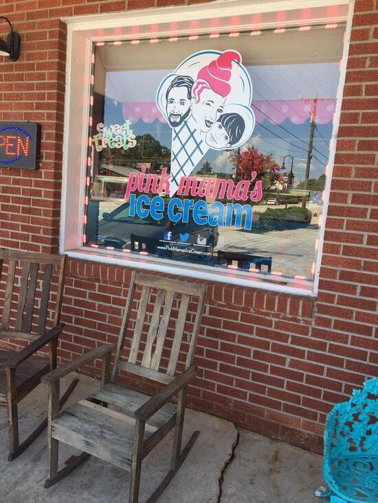 Menu at Pink Mama's Ice Cream desserts, Travelers Rest