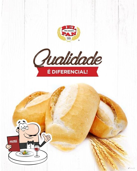 Menu em Bel Pan, Curitiba, R. Carlos de Laet