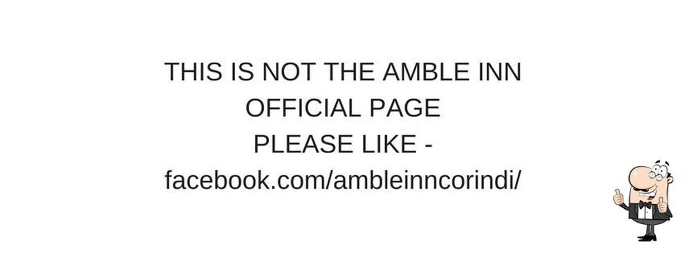 Menu at The Amble Inn restaurant, Corindi Beach