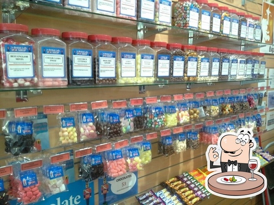 Menu at The British Lolly Shop, Port Macquarie
