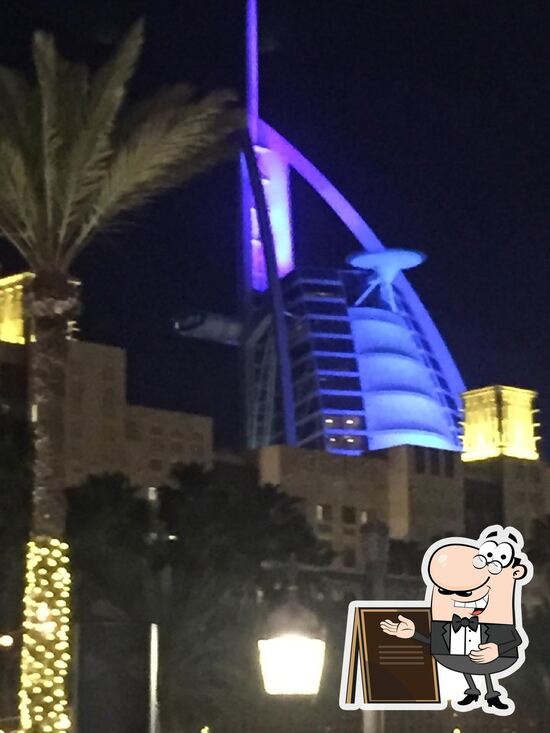 Menu at Burj Al Arab Restaurant, Dubai, Jumeirah Beach Road Dubai ...