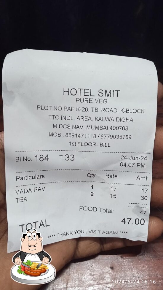 Menu at Smit pure veg, Navi Mumbai