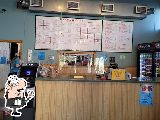 Menu at Downtown Sandwich & Ice Cream restaurant, Menominee