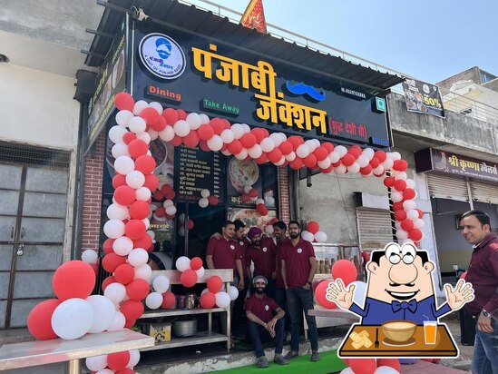 Menu at Punjabi Junction, Jaipur