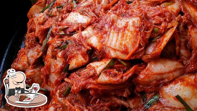 Menu at DAE BAK kimchi restaurant, Chiang Mai