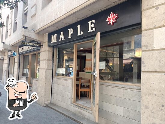 Menu at Maple restaurant, Mexico City