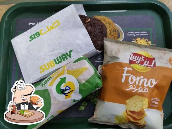 Menu at Subway fast food, Dubai, 11 Al Riyadh St