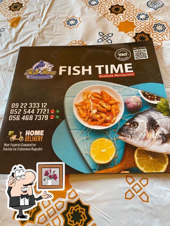 Menu at Fish Time restaurant, Fujairah