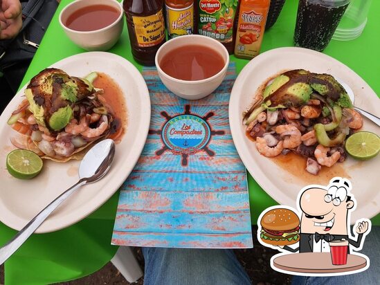 Menu at Mariscos Los Compadres restaurant, Guasave
