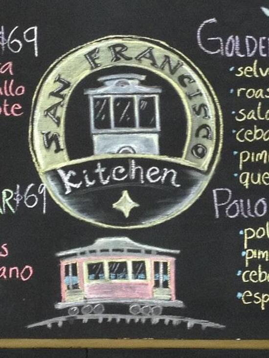 Menu at San Francisco Kitchen restaurant, Guadalajara