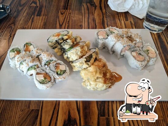 Menu at Shinsei Sushi restaurant, Bend