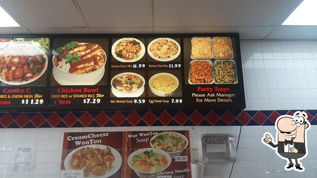 Menu at Little Beijing Chinese Fast Food, Riverside
