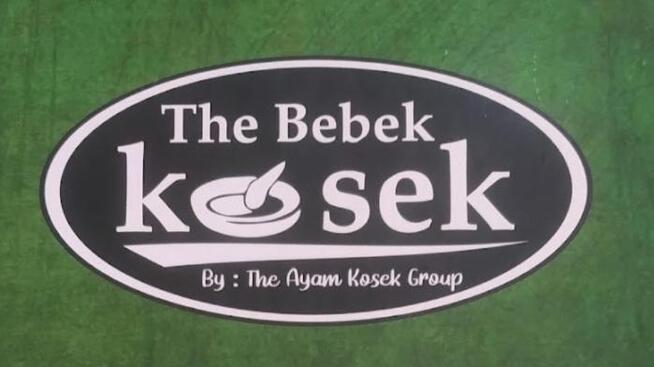 Menu at The Bebek Kosek DC Mall restaurant, Batam