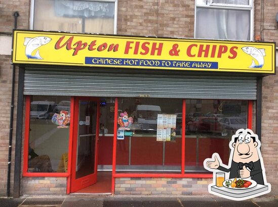 Menu at Upton Fish and Chips restaurant, Macclesfield