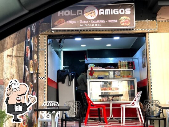 Menu at Hola Amigos restaurant, Casablanca