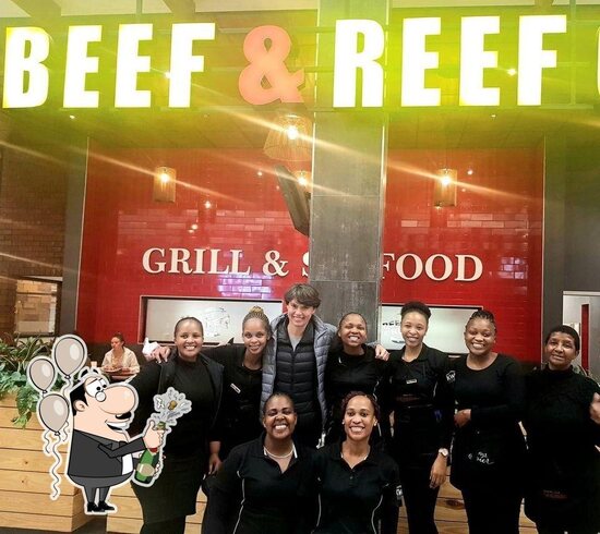 Menu at The Beef 'n Reef restaurant, Bloemfontein, Kenneth Kaunda Rd