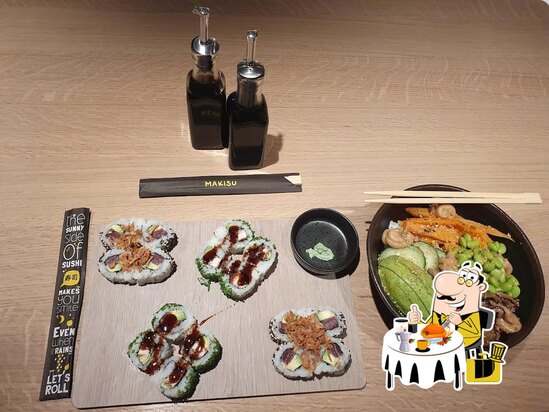Menu au Makisu Liège, Liège